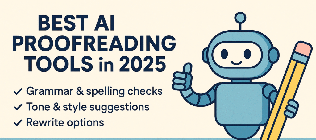 Best AI Proofreading Tools in 2025 – Fix Your Writing Faster